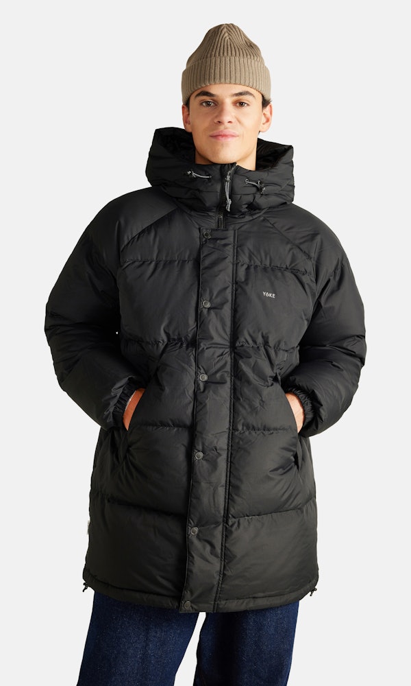 Yôke Tetsuo Long Down Puffer Jacket Black | Men | Junkyard