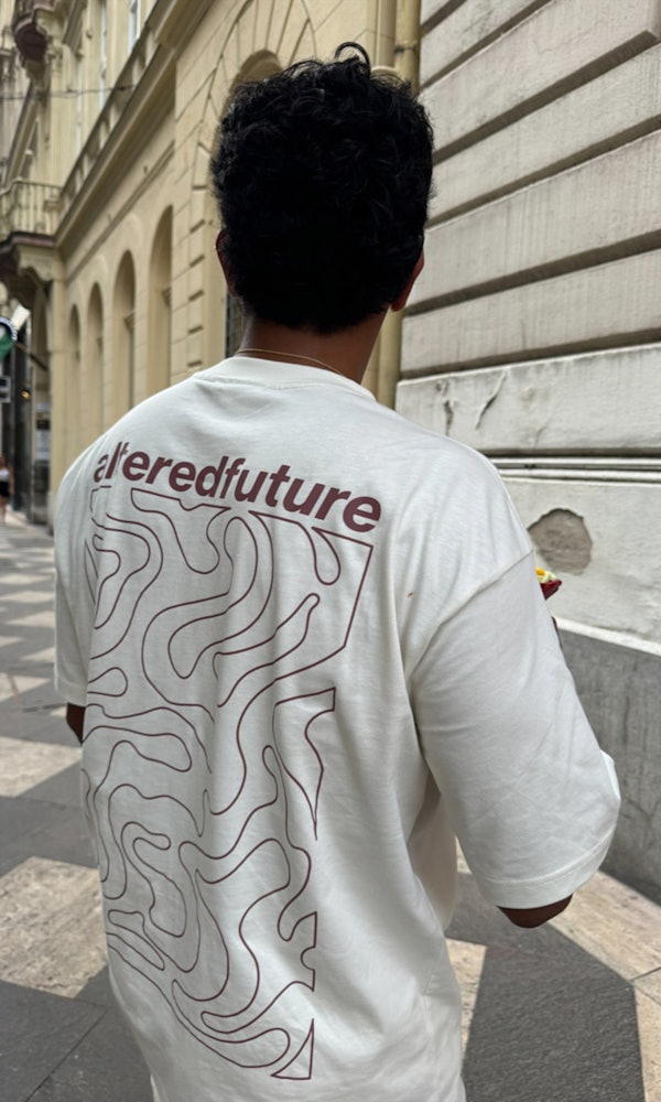 JUNKYARD Ogano Graphic t-shirt Vit till herr | Junkyard