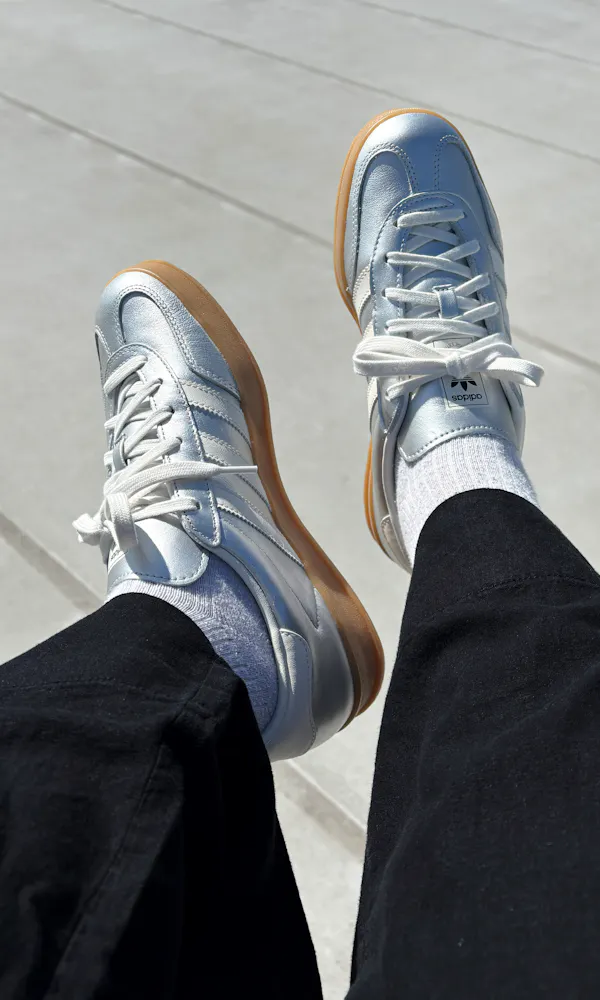 adidas Gazelle Indoor Sneakers Silver | Women | Junkyard