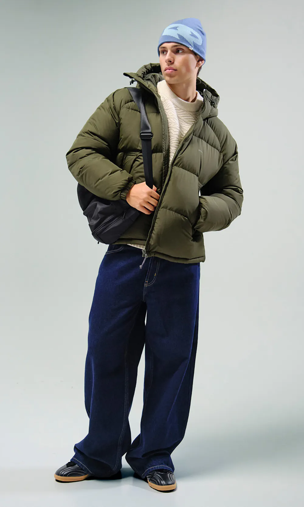 JUNKYARD Tetsuo Hood Down Jacket Green | Men | Junkyard